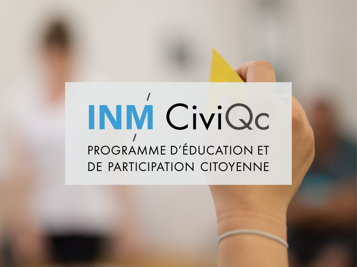 Participer - Institut du Nouveau Monde
